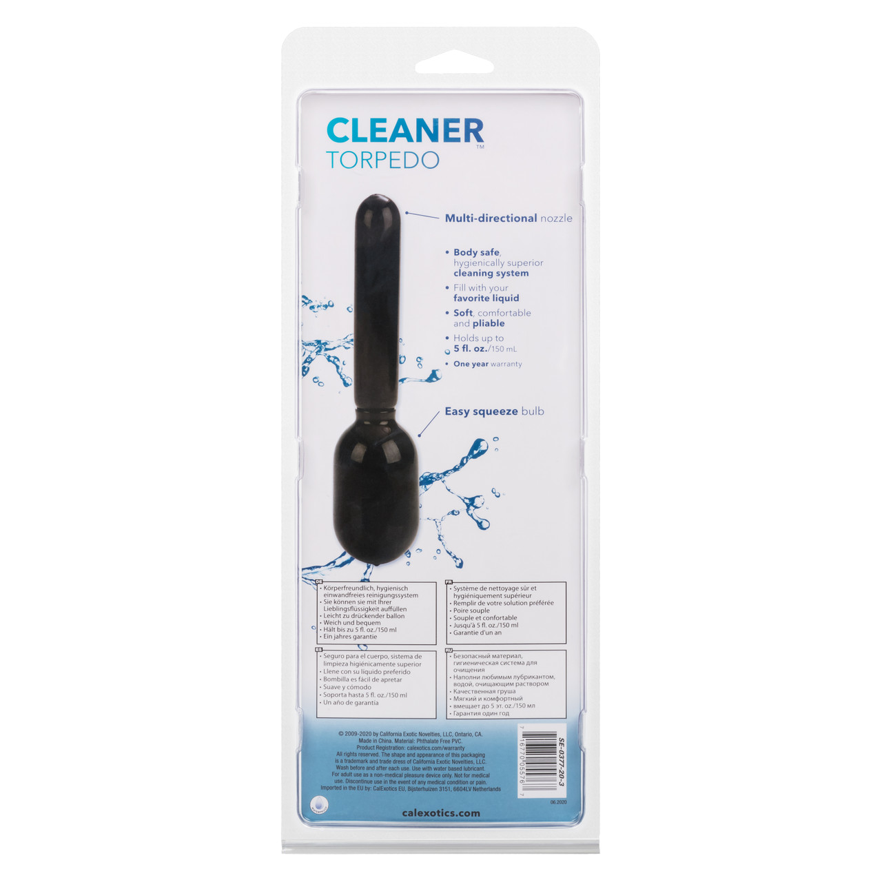 DUCHA CLEANER TORPEDO 5 fl.oz./150 mL CALEXOTICS - toobizarre.com.mx